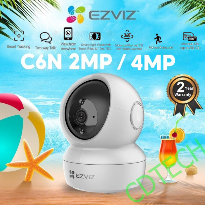 Ezviz C6N H6c Pro 1080P 2MP / 4MP 2K / H6 5MP 3K HD Pan Tilt Motion ...