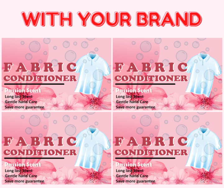 Customize Sticker Label for Fabric Conditioner | Lazada PH