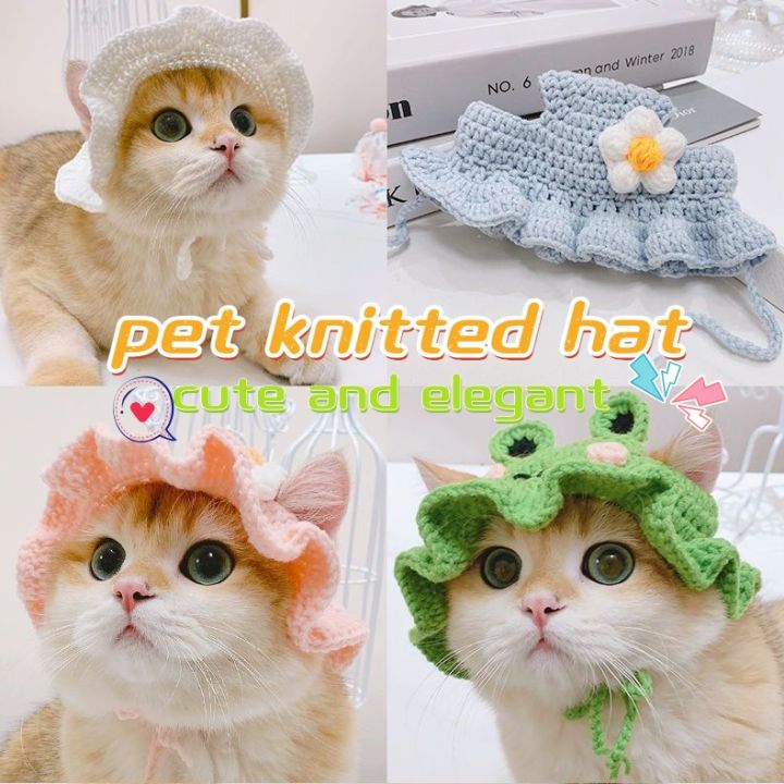 Cute Funny Puppy Cat Cap Christmas Halloween New Year Party Pets Dog ...