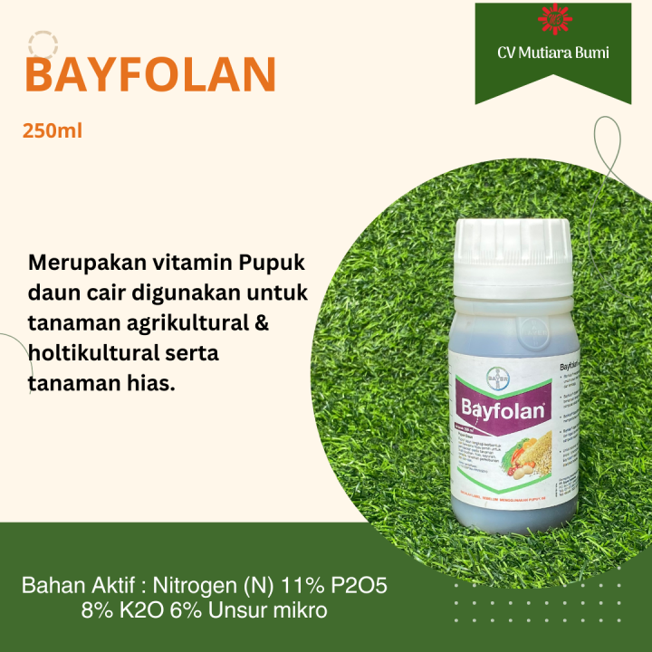 Pupk Daun/ Bayfolan - 250ml / Vitamin (Pupuk daun cair) | Lazada Indonesia
