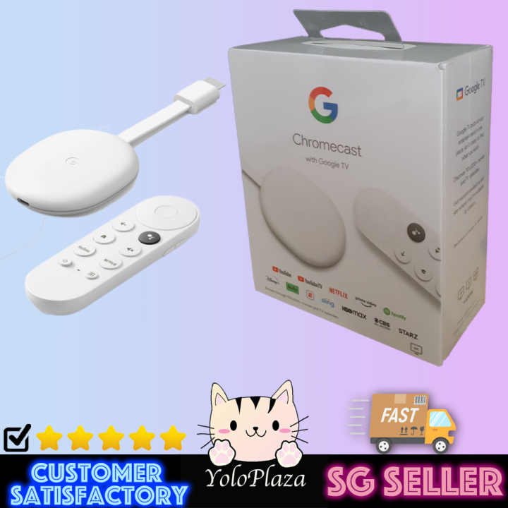 Google Chromecast with Google TV 2020 4K Latest Version | Lazada Singapore