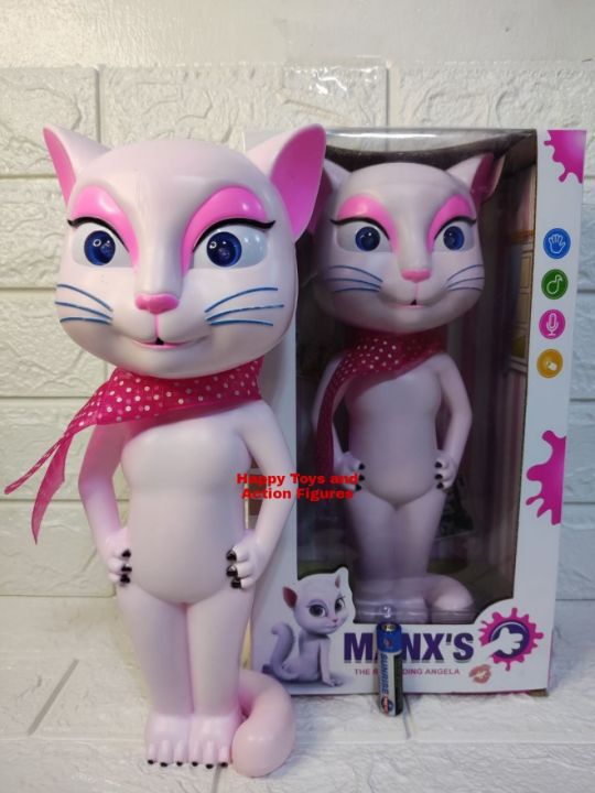 TALKING ANGELA CAT VOICE RECORDING WITH LIGHTS AND SOUNDS TOY FOR KIDS ...