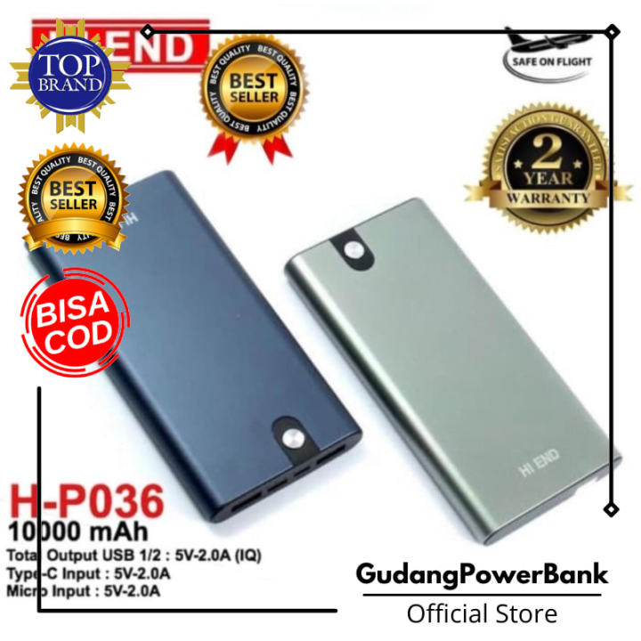 POWERBANK SLIM 10000mAh QUICK CHARGING ORIGINAL HI END POWER BANK ...