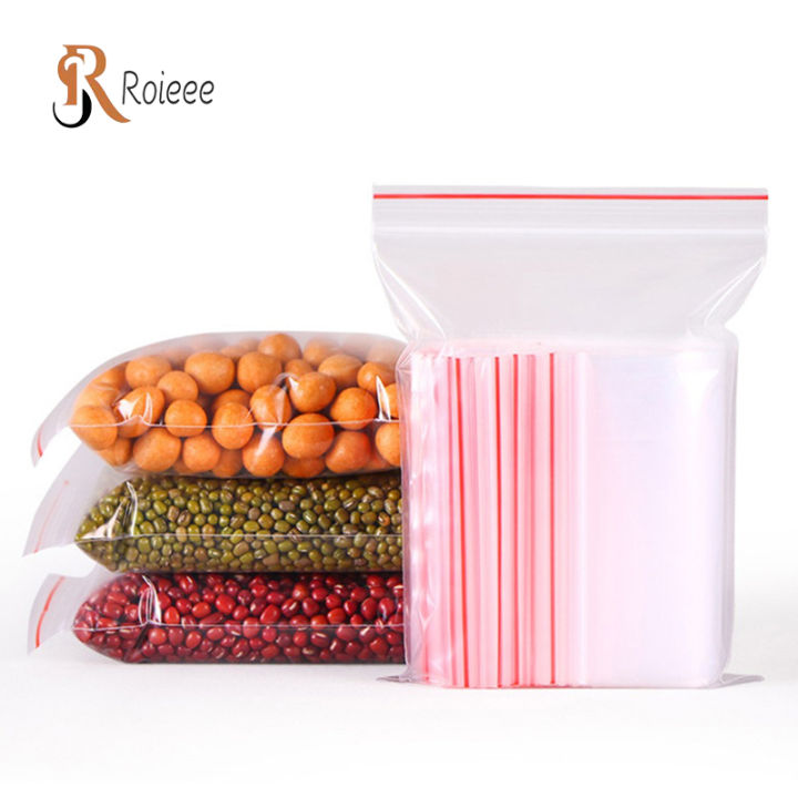 Resealable Zip Lock Bags PE Transparent Plastic Self Seal Bag ...