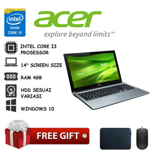 LAPTOP ACER 14 INTEL CORE i3 RAM 8GB SSD 512GB WINDOWS 10 (FREE GIFT) | Lazada Indonesia