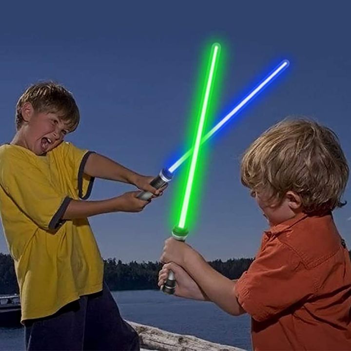 【CHANG】COD Lightsaber 2 in 1 Laser Sword ของเล่นเด็กดาบ Star Wars ดาบ ...