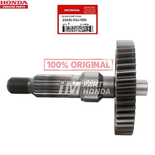 23430-K0J-N00 Gear Comp Final As Roda Belakang 45T Genio Beat LED Eco ...
