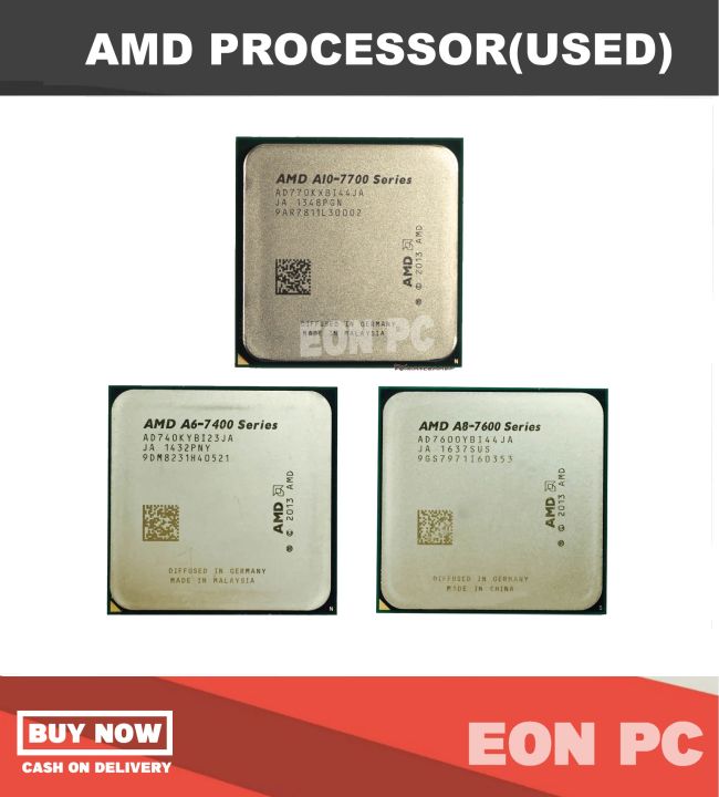 AMD PROCESSOR Am3/Am3+/Fm2/FM2+, A4 /A6 /A8 /A10 COMPATIBILITY CPU | Lazada PH