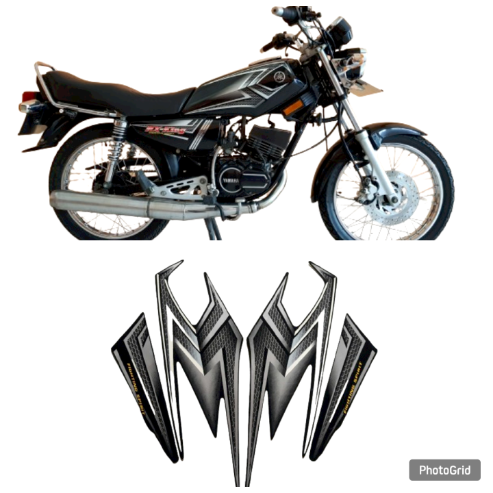 STIKER STRIPING LIS BODY RX KING LIS BODY RX KING 2004 2005 HITAM ...