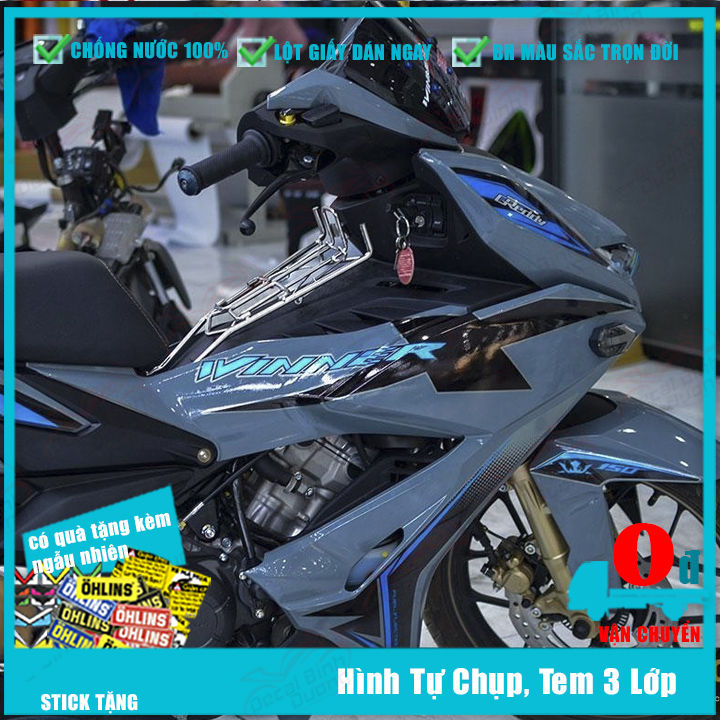 [ẢNH TỰ CHỤP] Tem Xe Winner X Xanh Xi Măng - Tem Winner X Đẹp Nhất ...