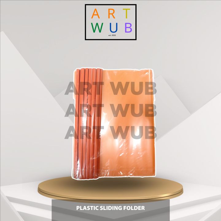 Art wub. Plastic Sliding Folder 12pcs/pack A4 size | Lazada PH