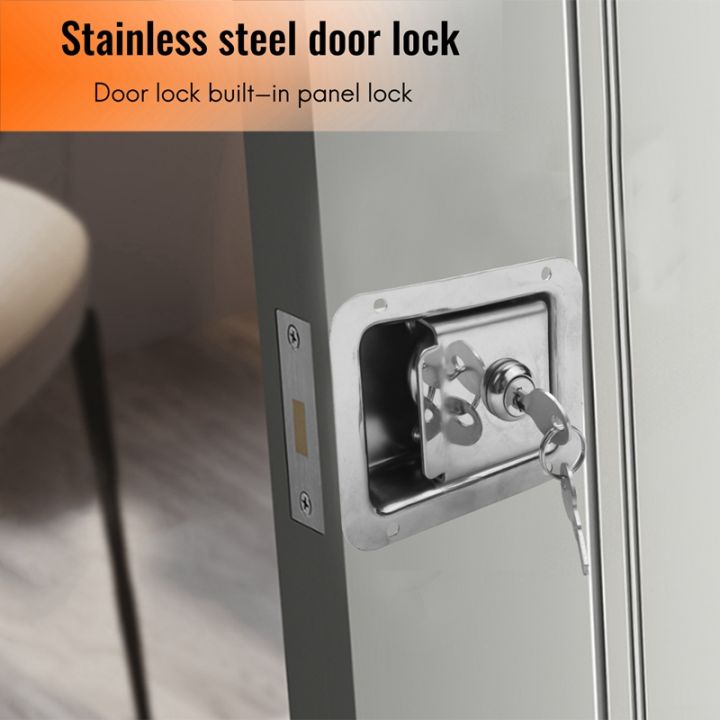 Paddle Latch with Lock & Key Travel Trailer Lock Stainless Steel RV ...