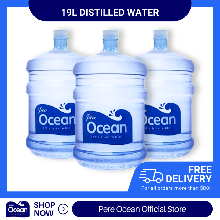 Pere Ocean 19L Distilled Drinking Water (1 x 19L) | Lazada Singapore