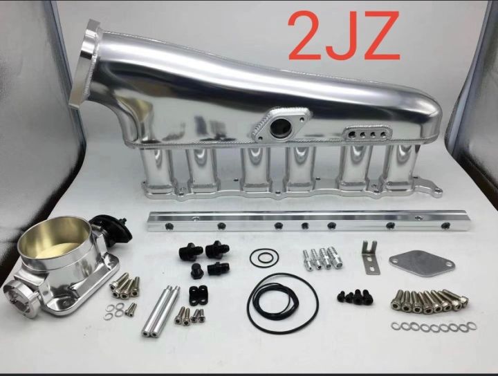RACING Billet Intake Manifold For Supra 2JZ 2JZ-GTE Engine Intake ...