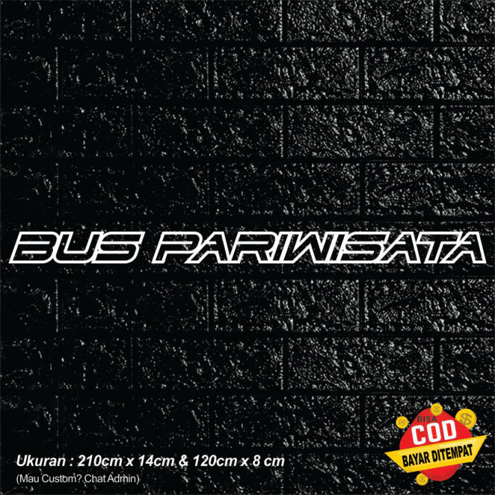Stiker Bus Pariwisata, Stiker Bus, Bus Pariwisata | Lazada Indonesia