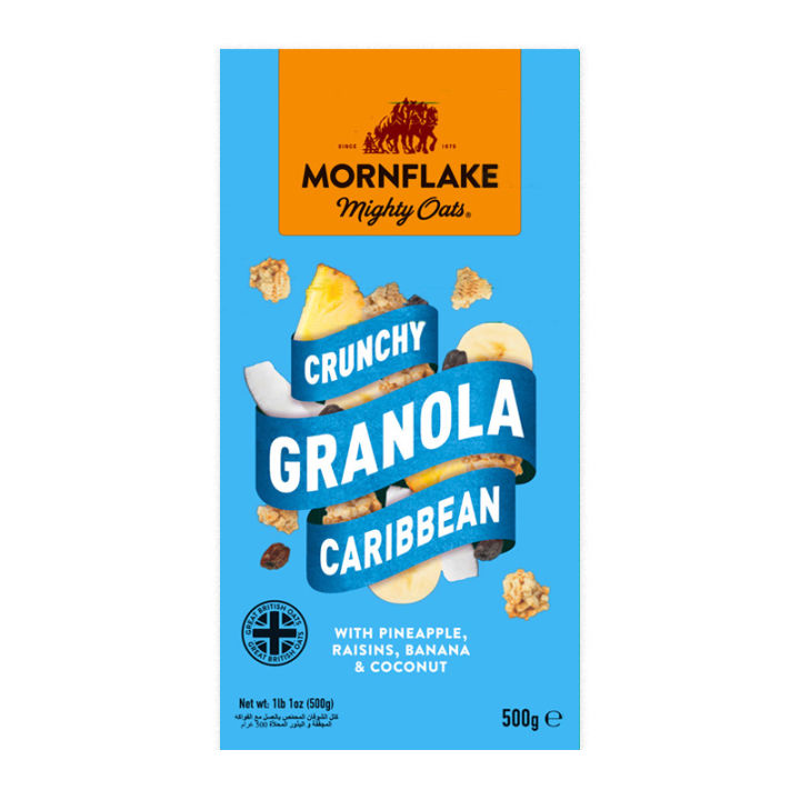 Mornflake Caribbean Crunch with Pineapple, Raisins, Banana & Coconut ...