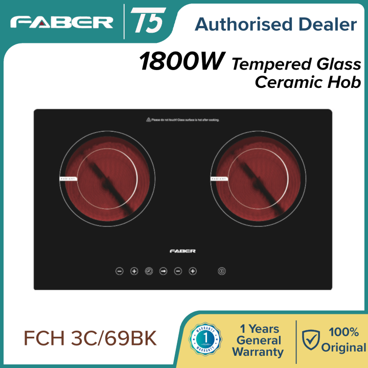 Faber ceramic HOB FCH 3C/69BK / FCH ceramic 3c/69bk | Lazada
