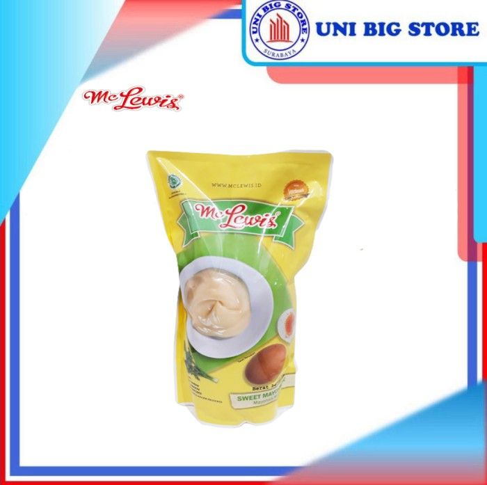 Mc. Lewis Saus Mayo Sweet Mayonnaise 1 Kg Mayones Mayonais | Lazada ...