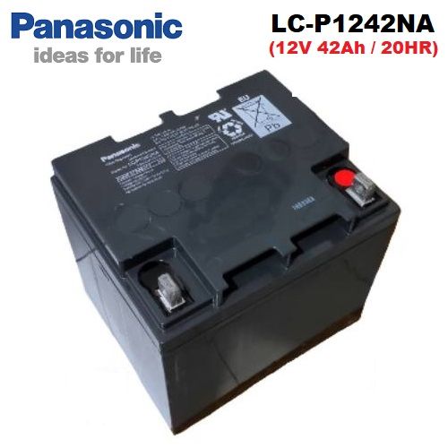 Panasonic 12V 42Ah SLA VRLA Rechargeable Battery LC-P1242NA Valve ...