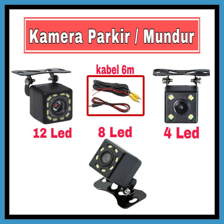 Kamera Mundur / Parkir Mobil 720P / 1080P 4 LED - 12LED Waterproof ...