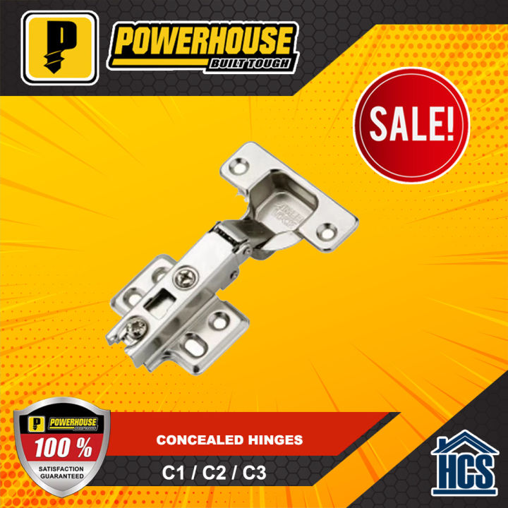 Powerhouse Concealed Hinges Heavy Duty C1 | C2 | C3 | Lazada PH