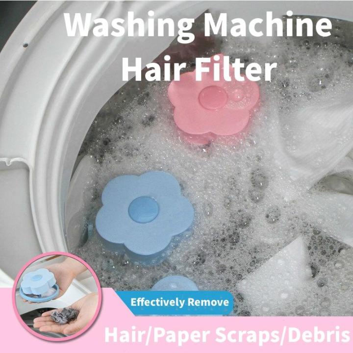 1pcs Washing Machine Hair Catcher Reusable Filter Floating Lint Filter ...