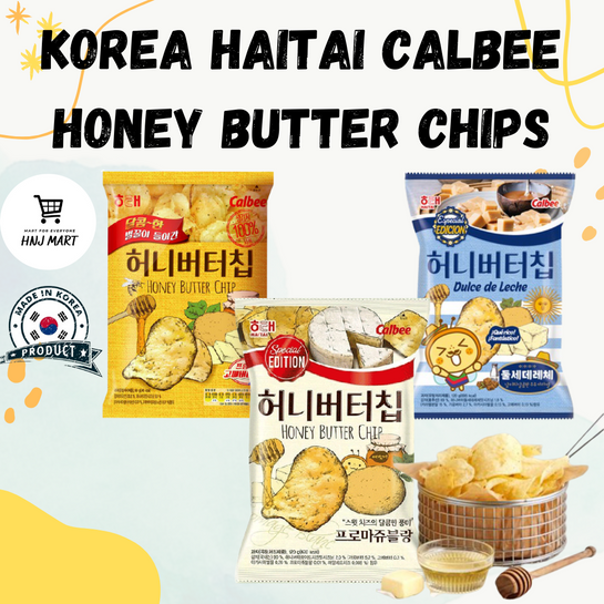 Korea Haitai Calbee Honey Butter Chip 60g Original/Dulce de Leche ...