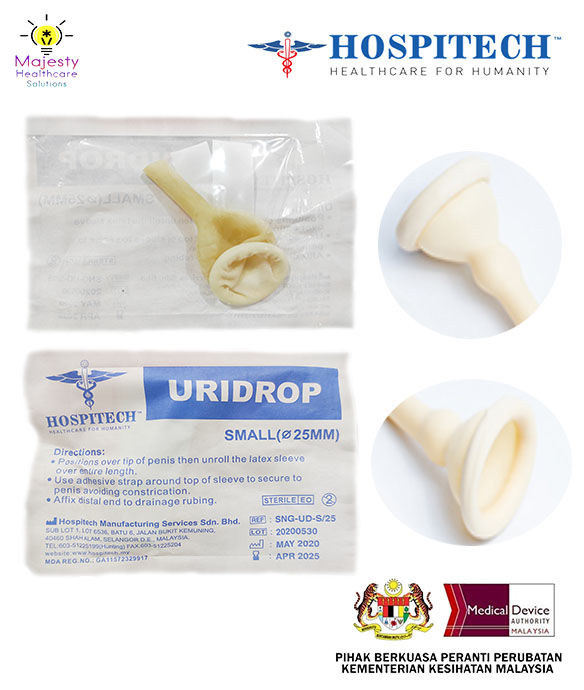 URIDROP Male External Catheter S-25MM/M-30MM/L-35MM/XL-40MM/pcs | Lazada