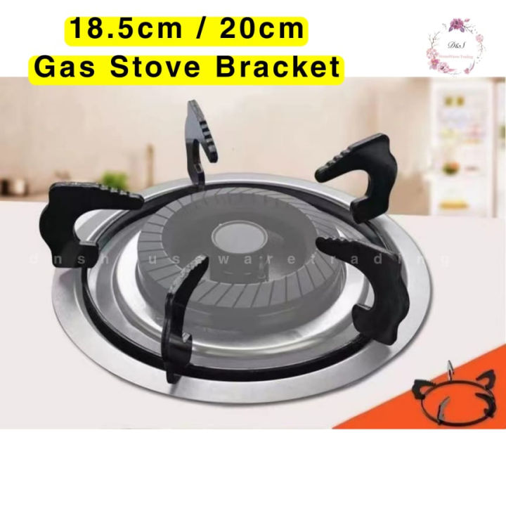 🇲🇾 Gas Stove Bracket Stove Rack Shelf Non-slip Pot Rack Thick Pendakap ...