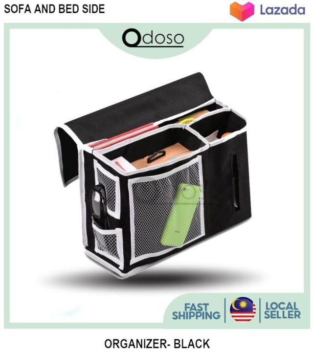 Sofa and bed side organizer- black | Lazada