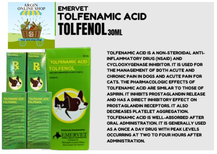 Tolfenol - Anti pyretic (Tolfenamic Acid) | Lazada PH