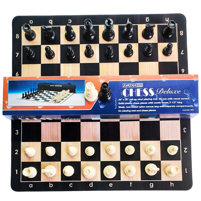 Eureka Chess Set Deluxe ORIGINAL | TOURNAMENT size 20x20in! MOUSEPAD ...