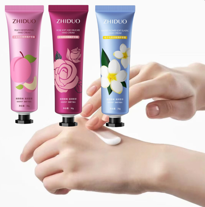 ZHIDUO 30g Fruit Hand Cream Refreshing Non-sticky Moisturizing ...