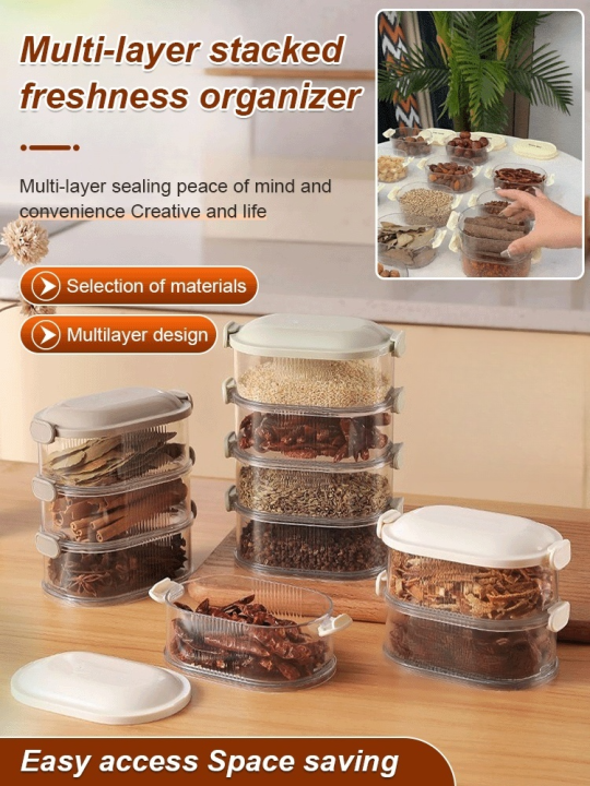 Foodgrade multilayer stackable storage boxes onion ginger and garlic ...