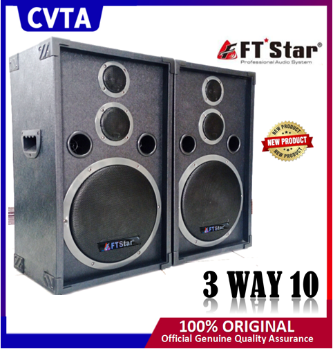 FT STAR 10 Inches 3way for karaoke Speaker set | Lazada PH