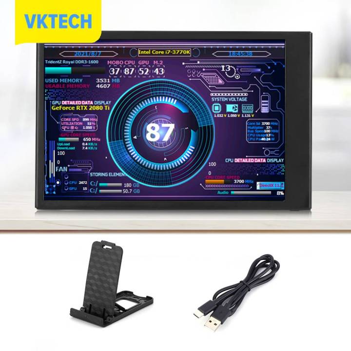[Vktech] 3.5inch LCD Second Screen Drive Free Display Screen Monitor ...