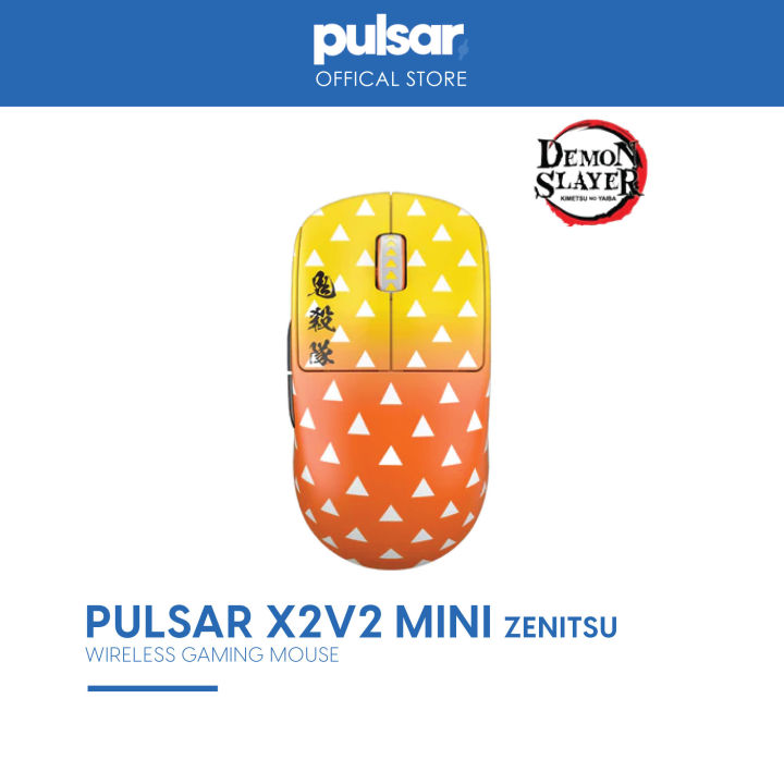 Pulsar X Demon Slayer X2V2 Mini Zenitsu Wireless Gaming Mouse | Lazada