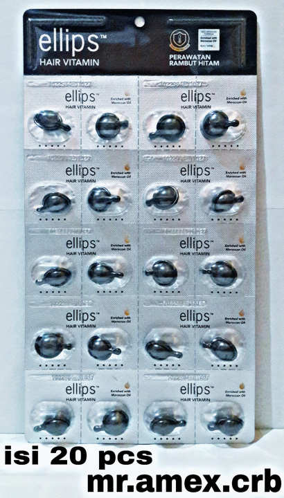ellips vitamin ( rambut hitam ) hair vitamin | Lazada Indonesia