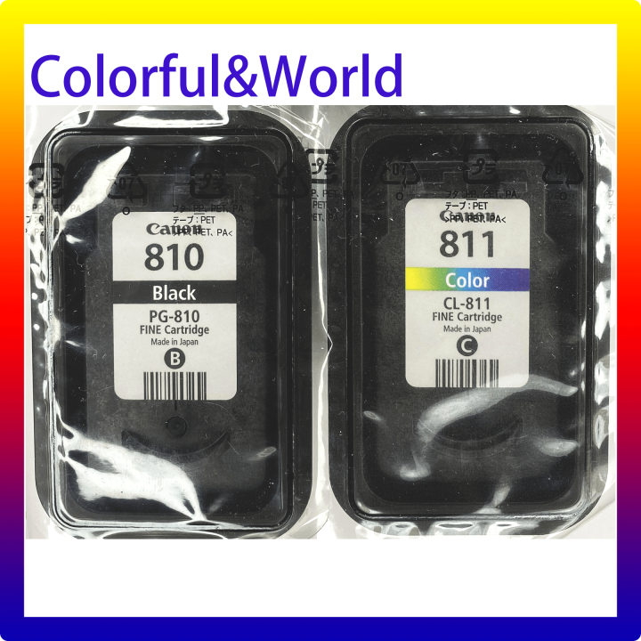 Original Canon 810 811 ink cartridge for Printers IP2770 MP237/245/258 ...