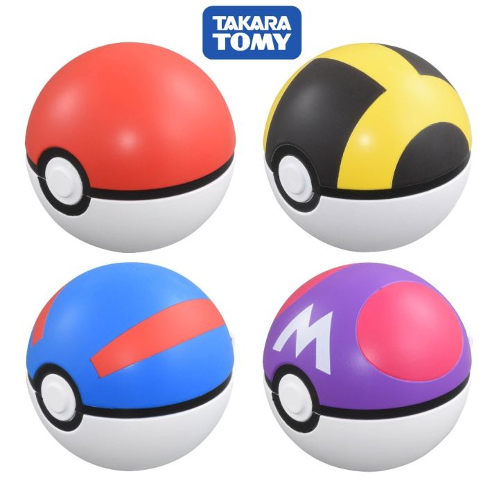 Takara Tomy Pokemon Monster Collection MB-01 Monster Ball MB-04 Master ...