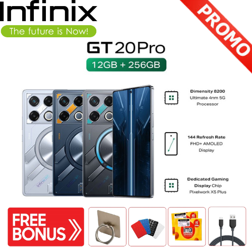 Infinix GT 20 Pro 5G 12/256GB - Up to 24GB Extended RAM - Amoled FHD+ ...