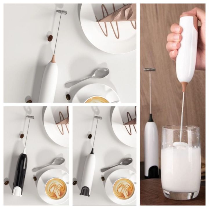 DESHAN Drink Foamer Electric Milk Frother Egg Beater Stirrer Coffee ...