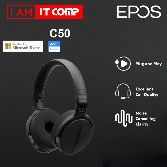 EPOS I SENNHEISER C50 Wireless Communication Headset with ANC | Lazada