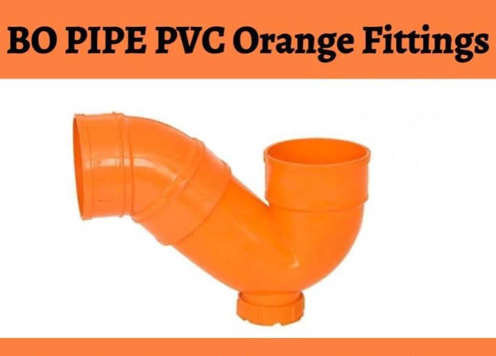 P TRAP BO PIPE PVC Orange Fittings | Lazada PH