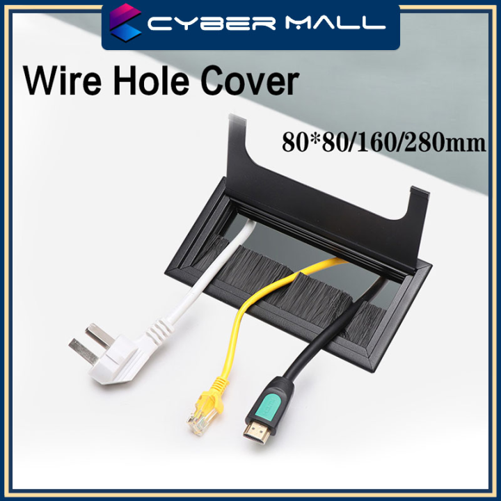 Aluminum Alloy Square Wire Cable Outlet Insert Hole Top Cover Insert ...