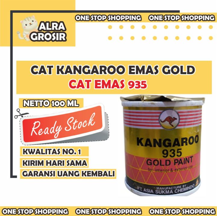 Cat Besi Anti Karat Tahan Panas Warna Gold Emas Ukuran Kecil 100 ml CAT ...