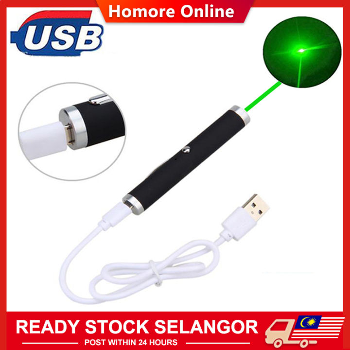 USB Rechargeable Green/Red Laser Pointer 532mm laser pointer ...
