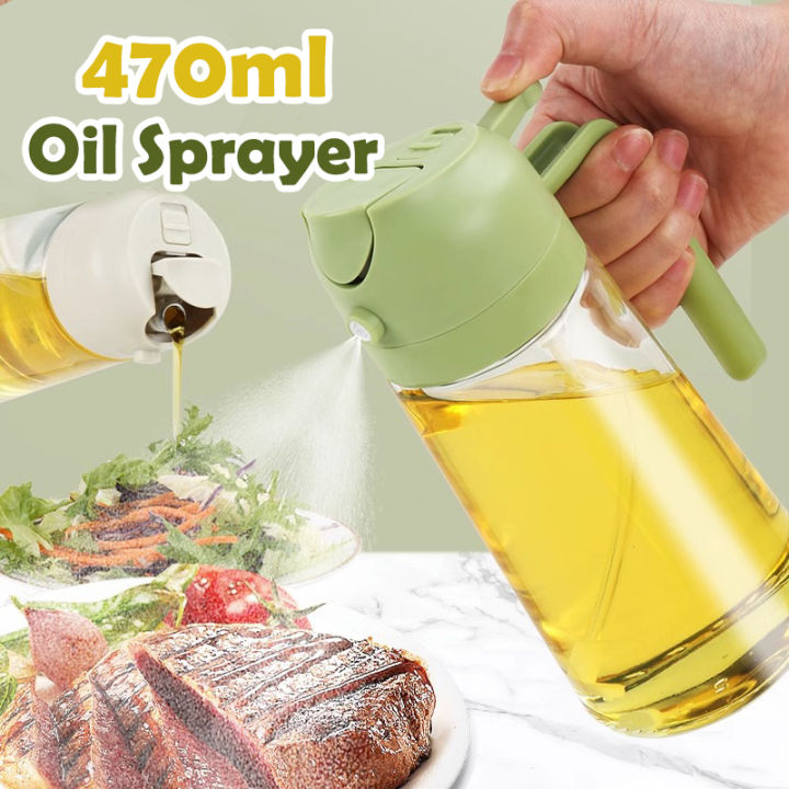 470ml Oil Spray Pot Oil Sprayer For Cooking Spray Bottle Barbecue Multi ...