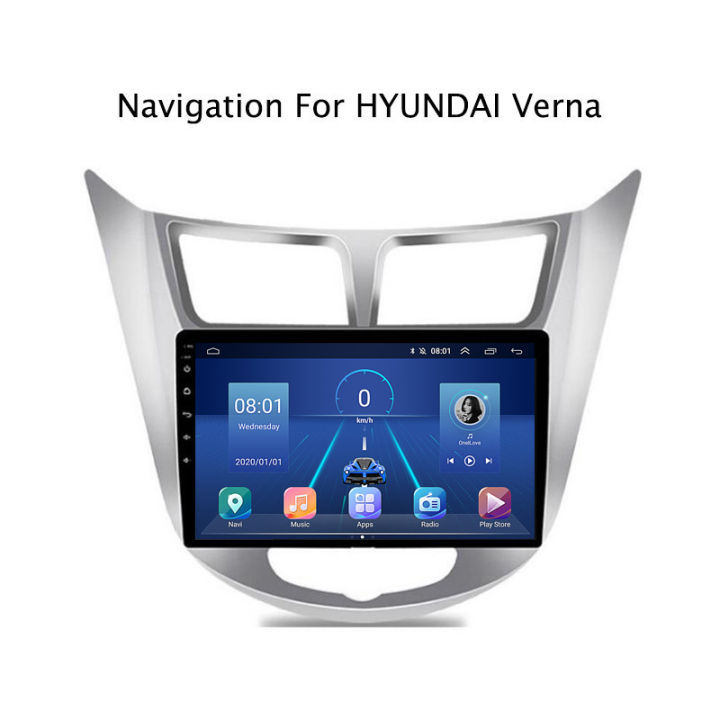 NAVITOPIA Octa Core Android 13 Head Unit with Panel for Hyundai Accent ...