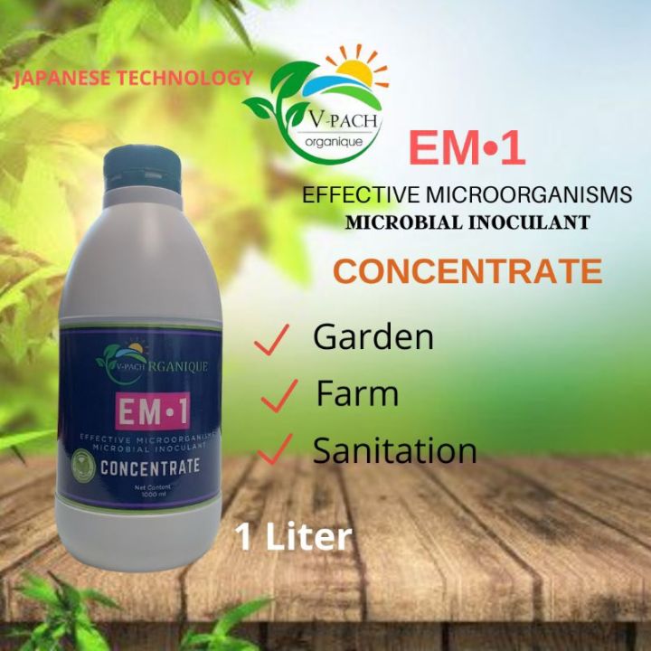 V-PACH EM•1 EFFECTIVE MICROORGANISMS MICROBIAL INOCULANT 1 LITER ...
